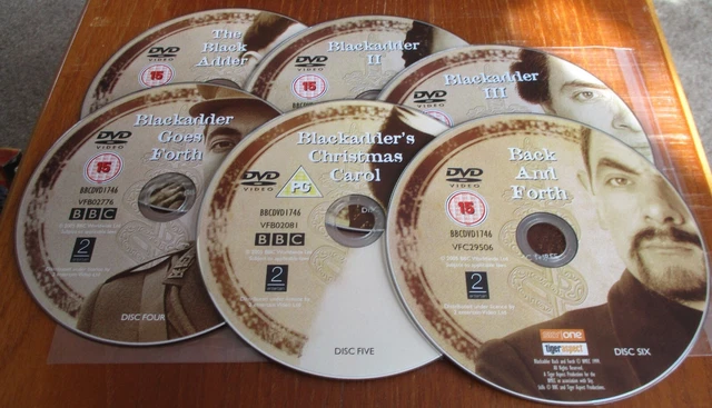 BLACKADDER: THE COMPLETE Collection DVD (2005) Rowan Atkinson cert 15 6 ...