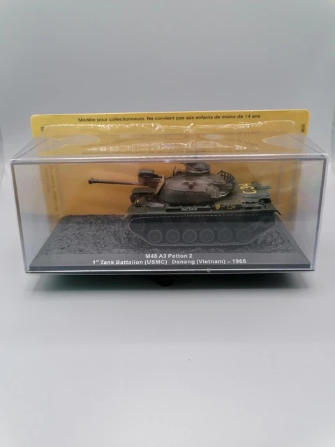 DEAGOSTINI TANKS. 1/76TH scale. US M48 Patton tank £10.00 - PicClick UK