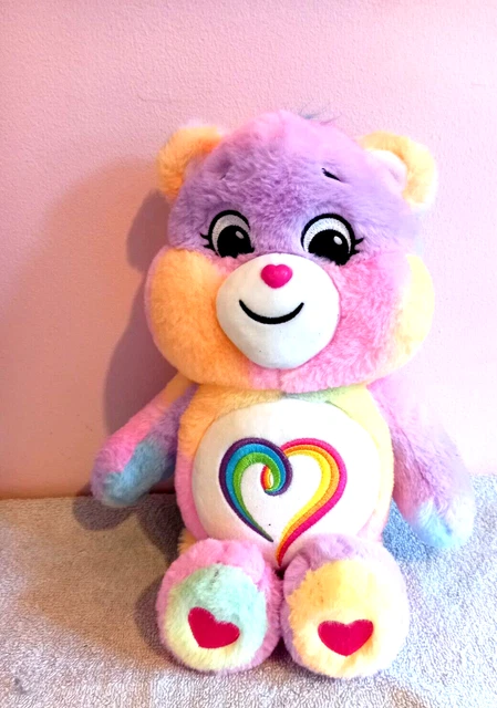 CARE BEARS TOGETHERNESS Rainbow Bear Soft Toy Plush 2021 Basic Fun £9. ...