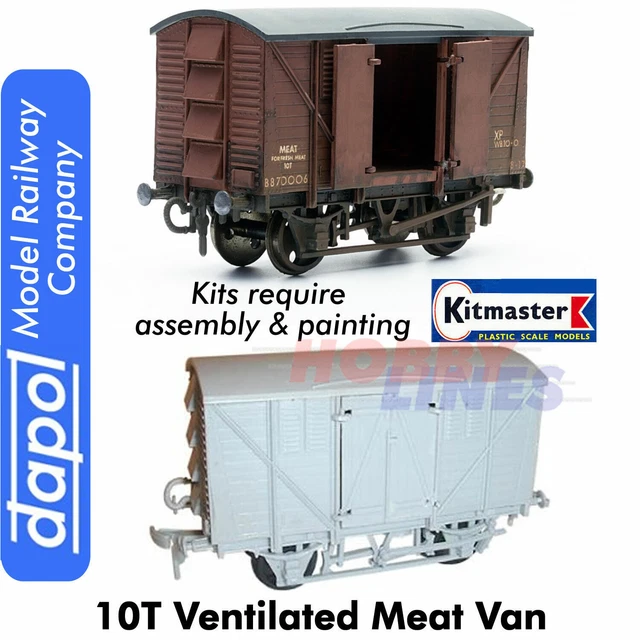 10T MEAT VAN KitMaster truck Kit C041 Dapol OO Gauge £8.75 - PicClick UK