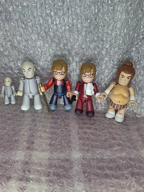 AUSTIN POWERS MEZCO Figures x5 Mez-Itz Toys Dr Evil,Mini Me Movie ...