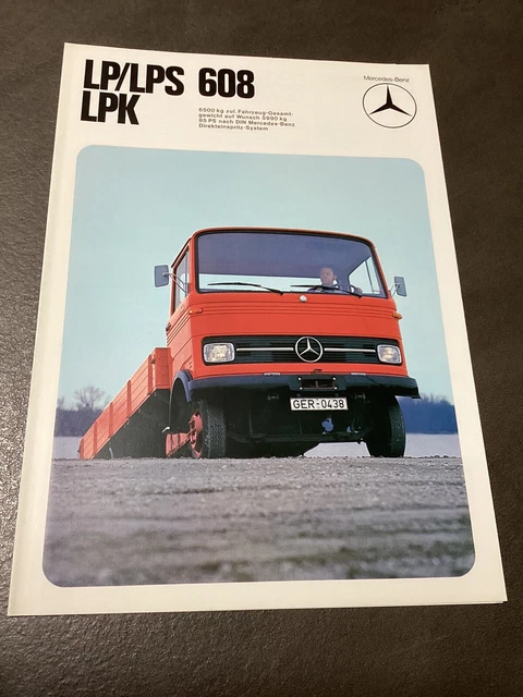 MERCEDES-BENZ - LKW - LP/LPS/LPK 608 - Prospekte - 1974 EUR 10,00 ...