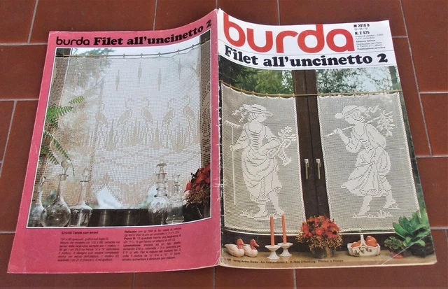 RIVISTA BURDA FILET ALL'UNCINETTO 2 - 1981 n. E 575 EUR 9,50 - PicClick FR