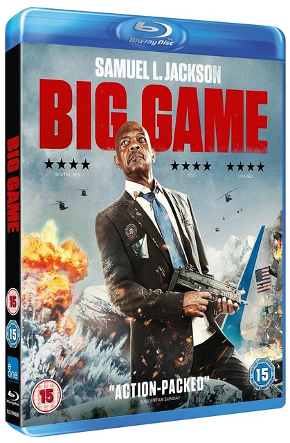 BIG GAME (BLU-RAY) Samuel L. Jackson Onni Tommila Ray Stevenson Jim ...