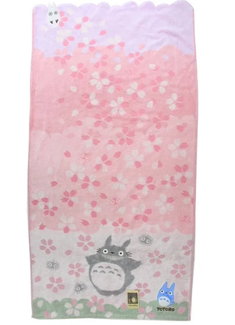 STUDIO GHIBLI MY Neighbor Totoro Bath Towel Flower Storm 60cm x 120cm ...
