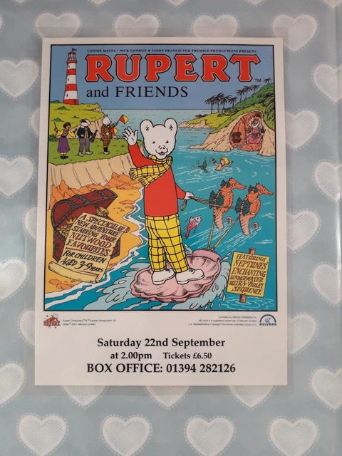RUPERT THE BEAR Collectable Rupert And Friends Performance Flyer £22.00 ...