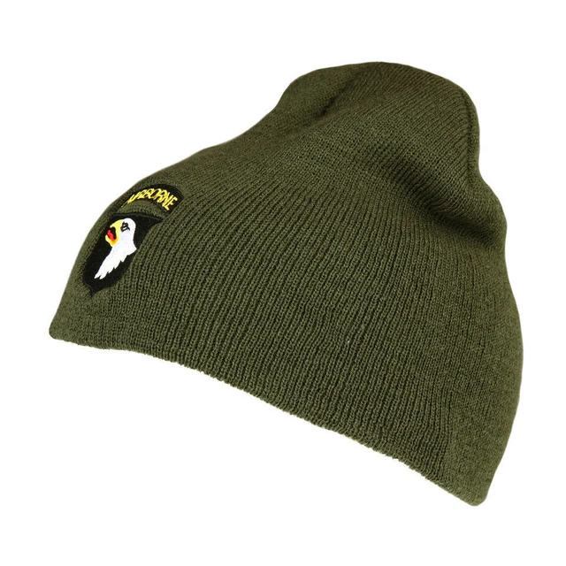 US ARMY 101ST Airborne Patch Watch Cap Strickmütze Beanie Hat Round Cap ...