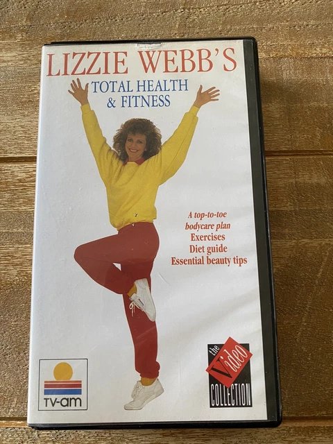 LIZZIE WEBB’S TOTAL Health & Fitness VHS Video TV-am 1990 Exercise Diet ...