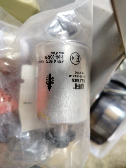 FILTRO GAS GPL Renault equivalente 169190397R FL01S 11x11mm Ufi EUR 33,50 - PicClick IT