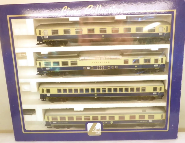 LIMA H0 149754 "Rheingold"-Garnitur, 4-teilig, 1:100, KK G26 EUR 92,00 - PicClick DE