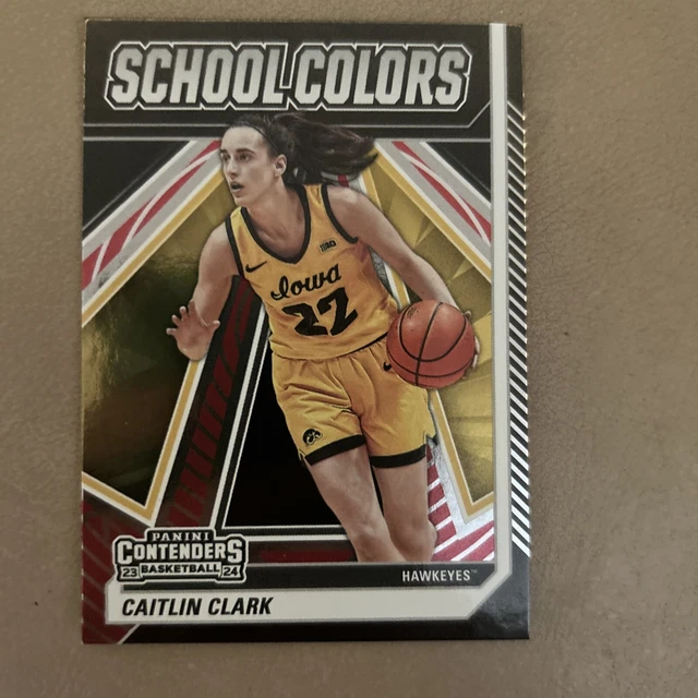 2023-24 PANINI CAITLIN Clark Collection School Colors #SC3 Target Red ...
