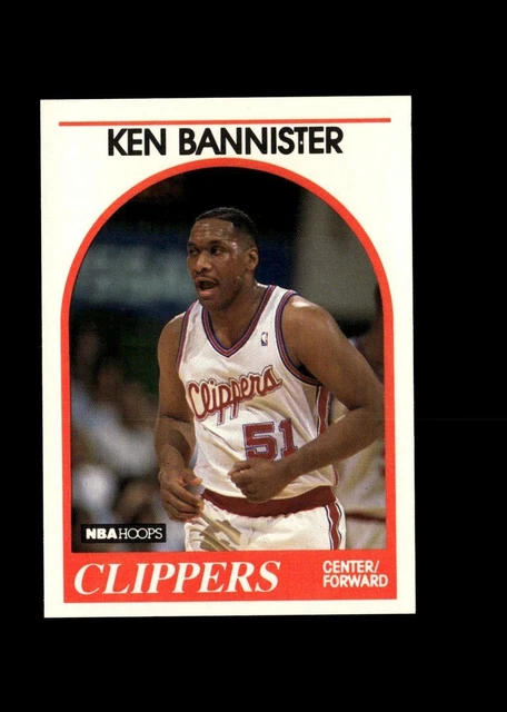 KEN BANNISTER 1989-90 Hoops Basketball #326 Los Angeles Clippers EUR 2 ...