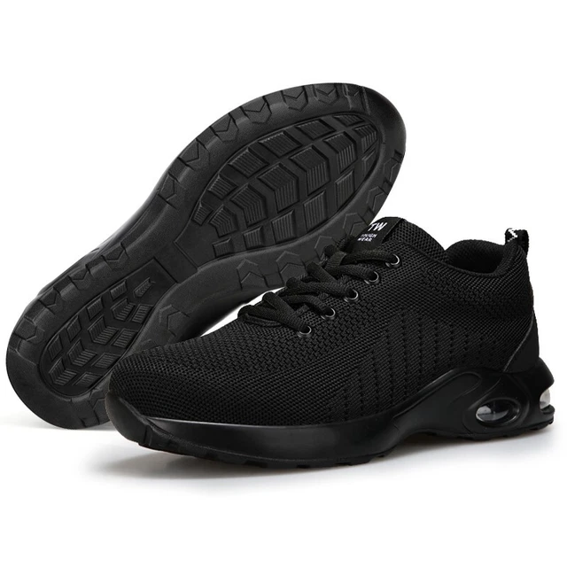 MENS WOMENS LIGHTWEIGHT Steel Toe Cap Safety Absorbing Trainers Boot ...
