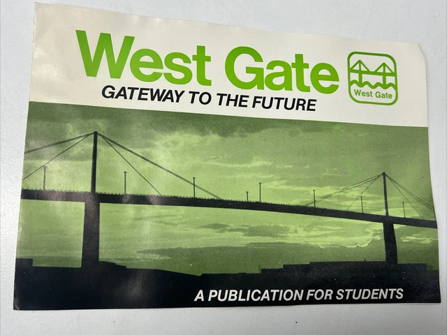 VINTAGE BROCHURE WEST GATE BRIDGE GATEWAY TO THE FUTURE 1970s MELBOURNE ...