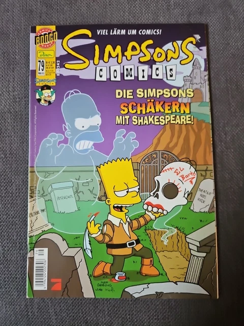 DIE SIMPSONS COMIC Heft Nr. 79 Comics Hefte Bart Simpson Horror-Show ...