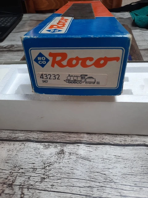 TRAIN ELECTRIQUE ROCO Ho Loco Motrice Vapeur 43232 Sncf 050 Tq2 Boite ...