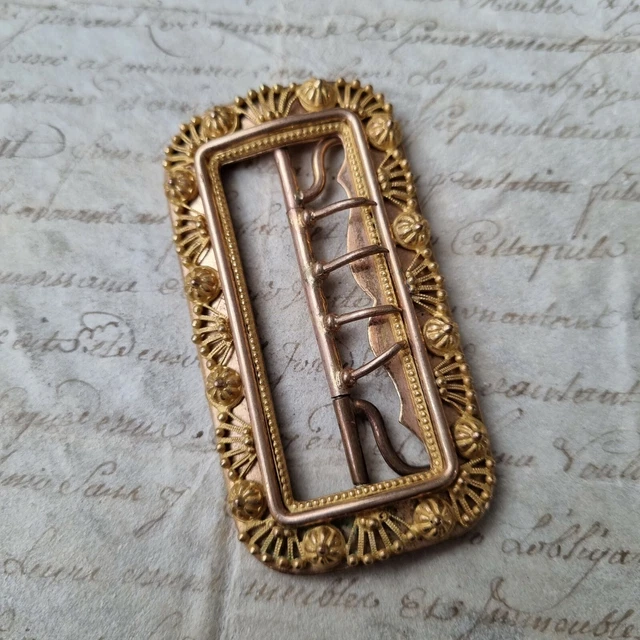 BOUCLE DE CEINTURE XIXè Napoléon III Victorian Belt Buckle 19thC EUR 42 ...