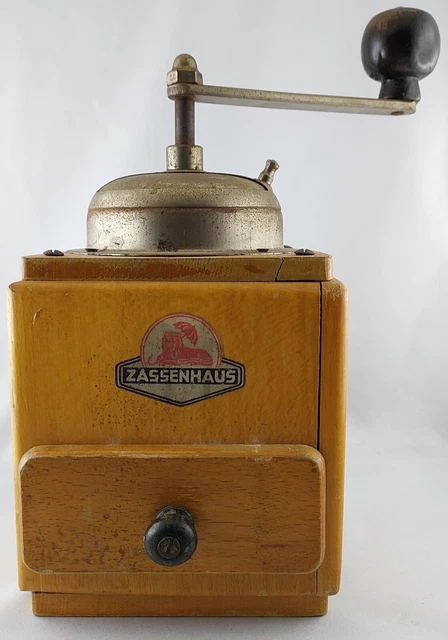 ALTE VINTAGE ZASSENHAUS Kaffeemühle aus Buchenholz Sammler Deko Kaffee Mühle EUR 39,95 - PicClick DE