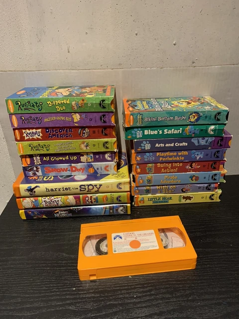 NICKELODEON NICK JR VHS Lot 13 Rugrats Blue’s Clue Dora Little Bear ...
