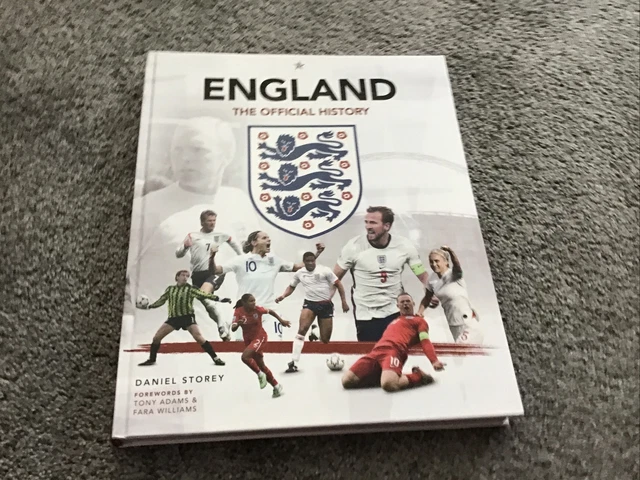 ENGLAND FOOTBALL TEAM Men’s The Official History Book Hardback £7.00 ...