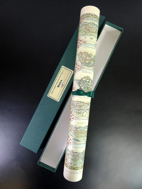 MAP OF WALES 1610 John Speed Antique Reproduction Presentation Gift ...