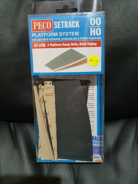 PECO ST-296 TWO Platform Ramp Units, Brick Edging Kit OO scale $14.50 ...