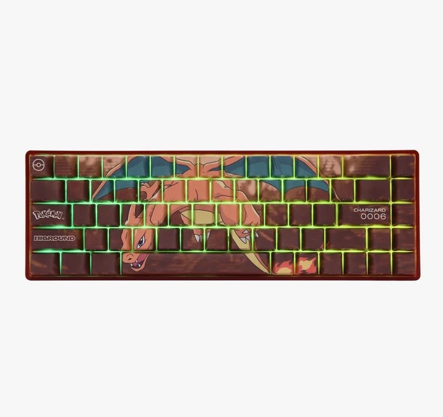 POKÉMON X HIGROUND Charizard Keyboard Base 65 Limited Edition FREE SHIP ...