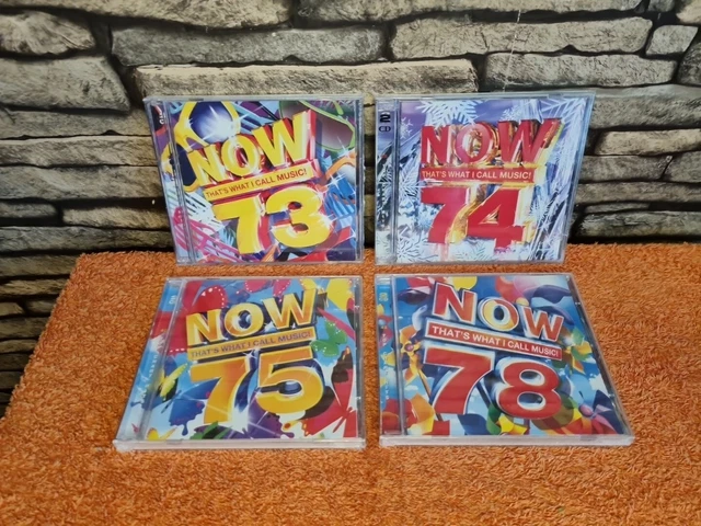 NOW THAT'S WHAT I Call Music 73, 74, 75, 78 - 4 albums originaux ...