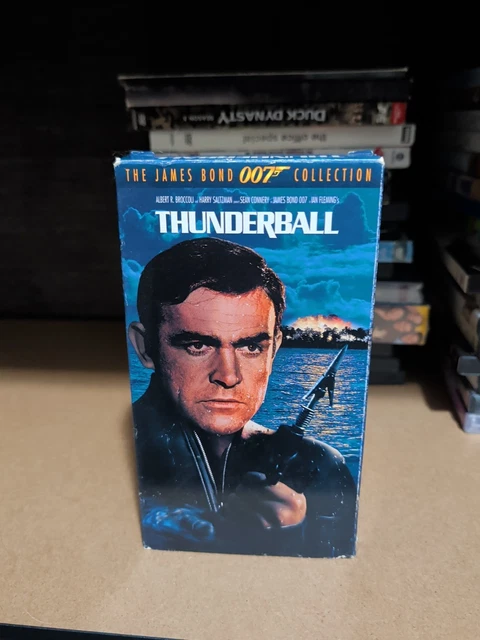 THUNDERBALL VHS 1965 Action Adventure James Bond 007 Collection MGM £2. ...