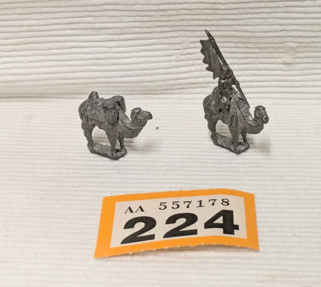 15MM ESSEX MINIATURES. Ancient wars .Mounted CAMEL STANDARD BEARER ...