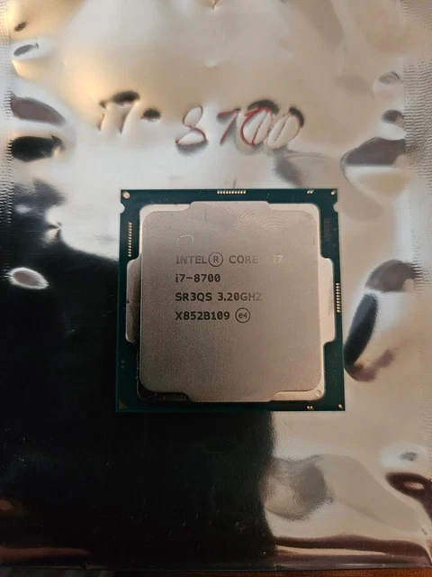 INTEL SR3QS CORE i7-8700 3.20GHz 12M 6-Core Socket 1151 CPU Processor ...