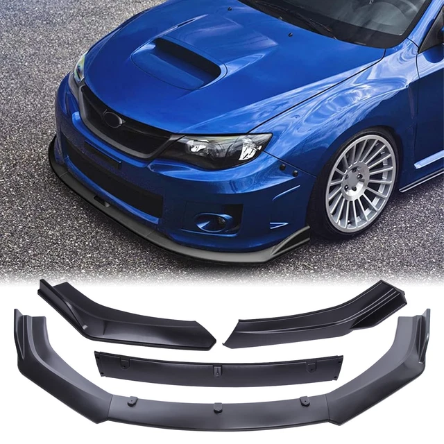 MATTE FRONT BUMPER Lip Spoiler Splitter Body Kit For Subaru Impreza WRX ...