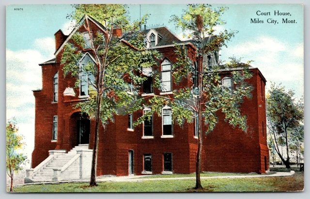 MILES CITY MONTANA~SHERIFF'S Office in Courthouse~Two-Tier Stairsteps ...