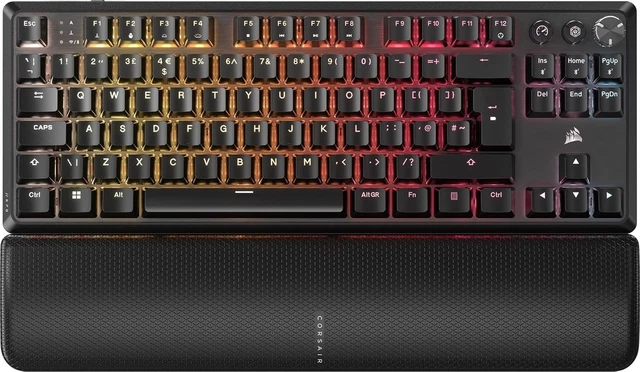 CORSAIR K70 CORE TKL WIRELESS RGB Tenkeyless Mechanical Gaming Keyboard ...