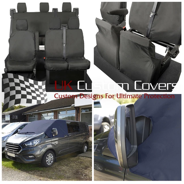 FORD TRANSIT CUSTOM Phev (2019-2023) All Seat Covers & Screen Wrap 316 ...