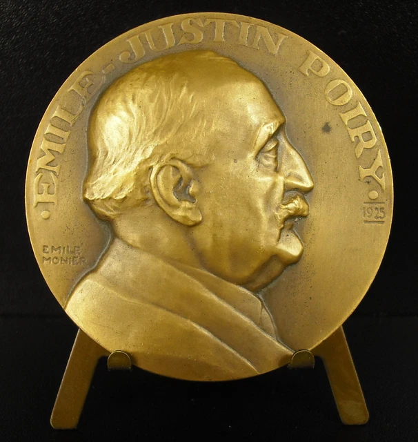 MEDAL SC EMILE Monier Justin Poiry Statue de La Liberty of Liberty 1925 ...