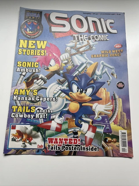 SONIC THE HEDGEHOG - Sonic The Comic UK - Sega / Fleetway Issue No. 140 ...