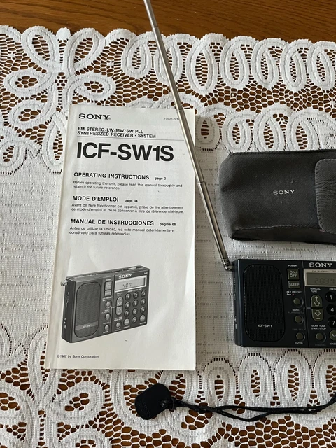 SONY ICF-SW1 RICEVITORE mondiale difettoso EUR 1,00 - PicClick IT