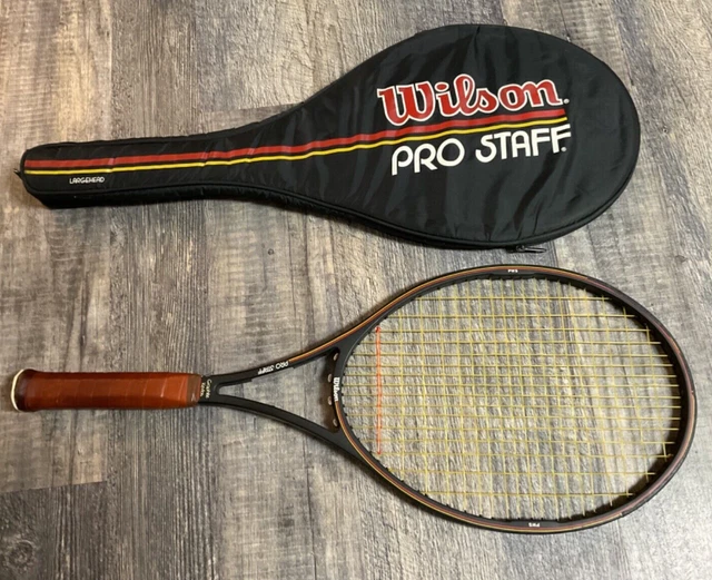 VTG WILSON PRO Staff Tennis Racket PWS Graphite made with kevlar 4-1/2 ...