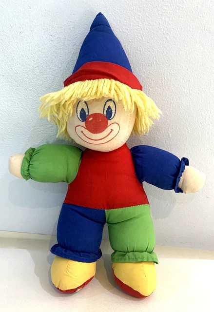 VINTAGE CHAD VALLEY Clown Doll Soft Toy 12''/30cm £21.47 - PicClick UK