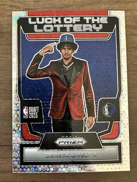 2023-24 PANINI PRIZM Derek Lively Silver Discoteca Luck of The Lottery ...
