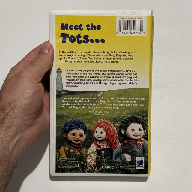 THE TOTS AND The Great Big Light VHS Tots TV Ragdoll Children’s Movie ...