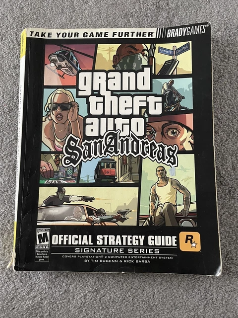 GRAND THEFT AUTO San Andreas Official Strategy Guide Book Signature ...