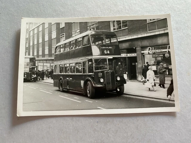 BUS PHOTO LEEDS Circular Double Decker Service 64 ONW 627 1966 Public ...