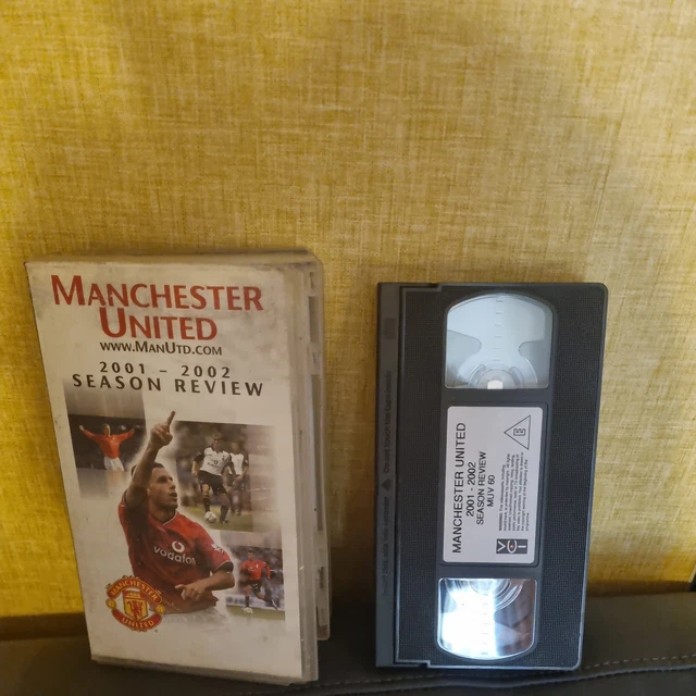 MANCHESTER UNITED 2001 - 2002 Season Review On VHS Video Cassette Tape ...