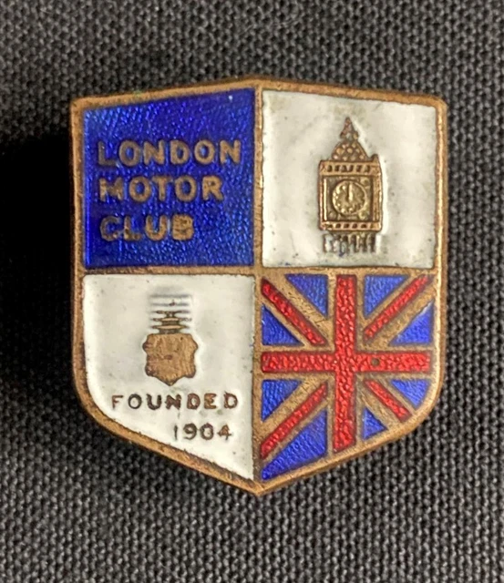 LONDON MOTOR CLUB Enamel Lapel Pin Badge £68.00 - PicClick UK