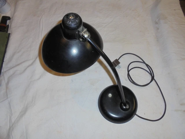 VINTAGE KAISER IDELL Schreibtischlampe Lampe Leuchte Design Bauhaus EUR ...