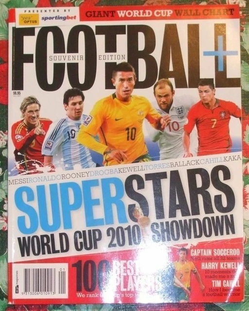 FOOTBALL MAGAZINE HARRY KEWELL Lionel Messi WAYNE ROONEY Cristiana ...
