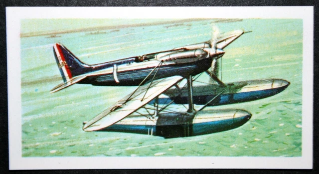 SUPERMARINE S6B RACING SEAPLANE Schneider Trophy Illustrated Card ...