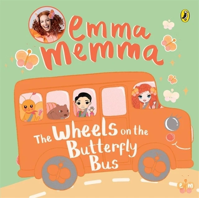 EMMA MEMMA: THE Wheels on the Butterfly Bus by Emma Memma Board Book ...